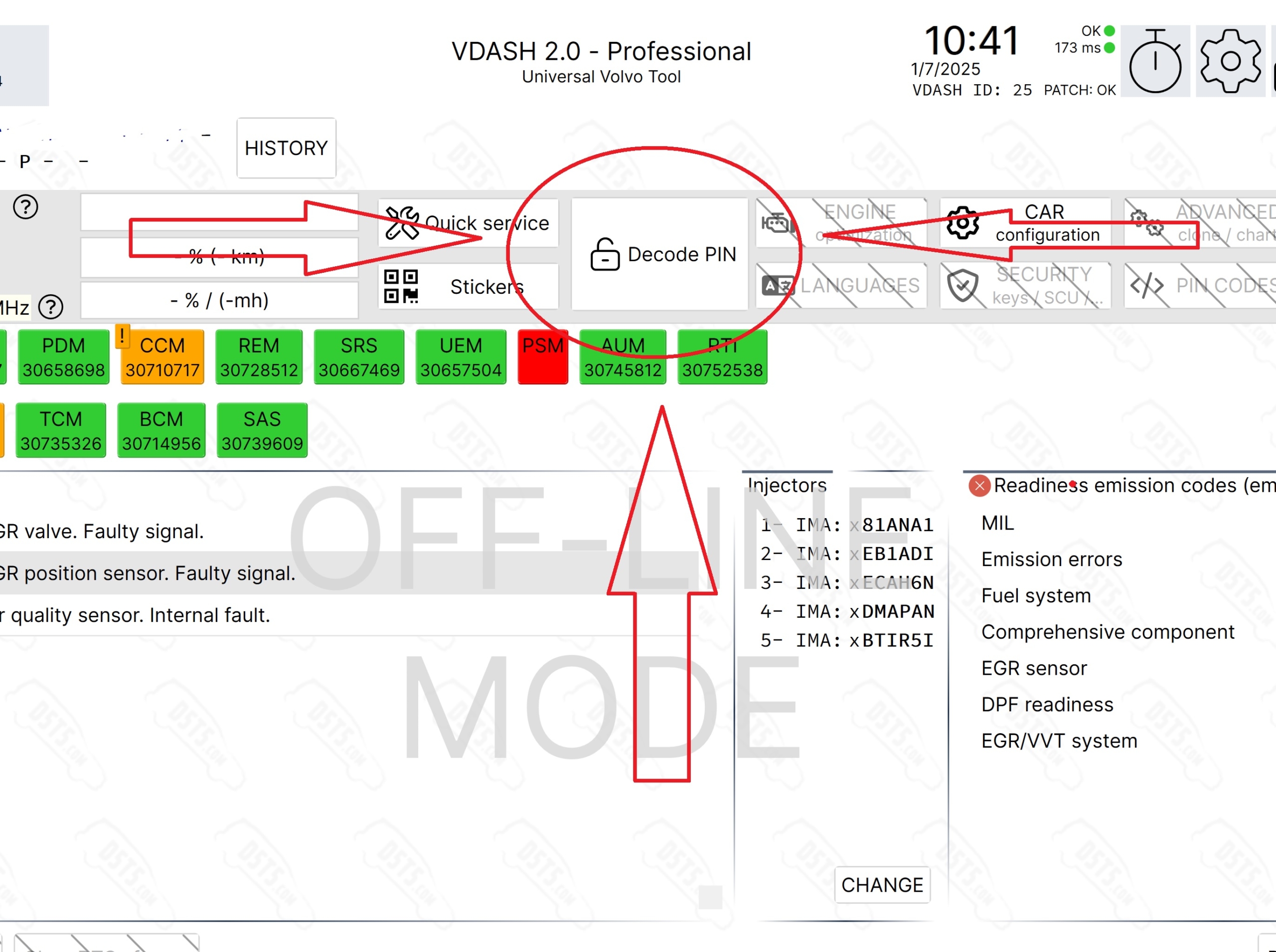 Pin-code Vdash achterhalen - ObbeTuning
